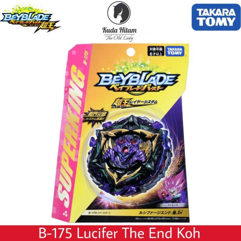 Jual Takara Tomy Beyblade Burst B-175 Superking Lucifer The End Koh ...