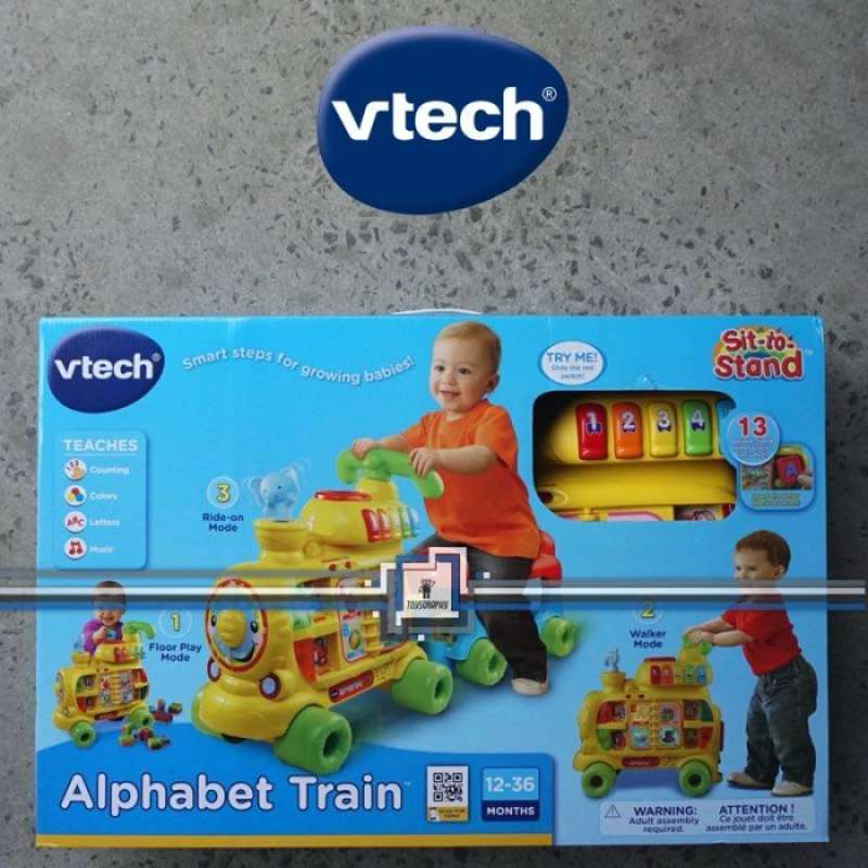 Promo Vtech Sit to Stand Alphabet Train Baby Walker Diskon 23% di ...