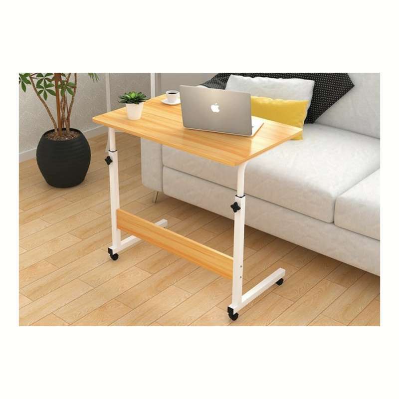 Jual Meja Lipat Laptop Portable Adjustable Dengan Roda Meja Kerja ...