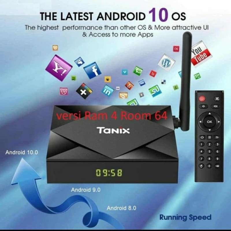 Jual Android Tv Box Tanix Tx6s 4gb/64gb Allwinner New Android 10 Bluetooth - Tvbox Di Seller ...