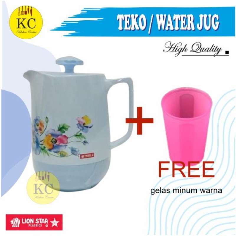 Promo Lion Star Teko Plastik Teko Air Panas Dingin Teko Water Jug Diskon 23% di Seller VIRGO ...