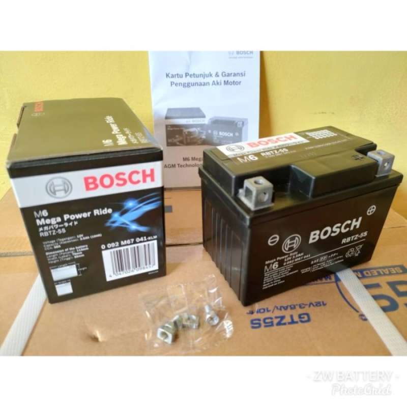 Jual Aki Motor Jupiter Mx New, Xeon, Fino, X-ride, R15 Gtz5s Bosch Agm ...