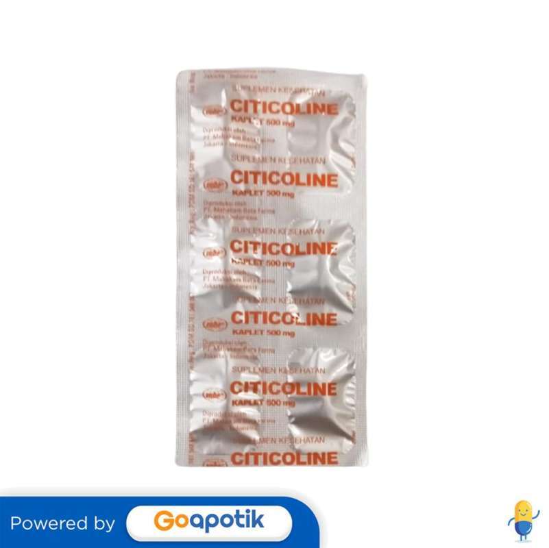 Jual CITICOLINE MAHAKAM 500 MG STRIP 6 KAPLET di Seller Apotek Dian ...