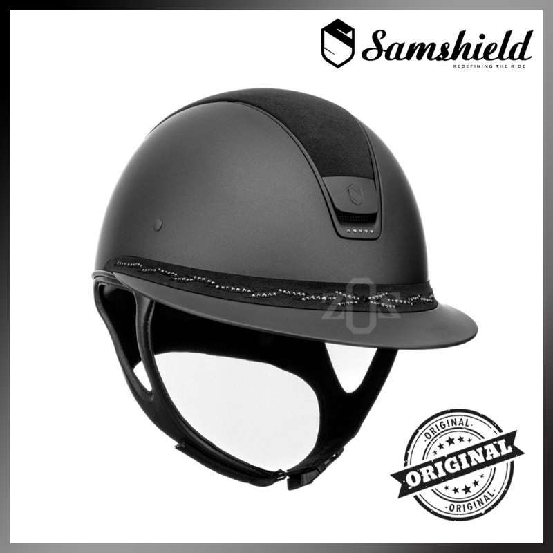 Jual Helm Berkuda Samshield Miss Shield Flower Swarosvki Equestrian ...