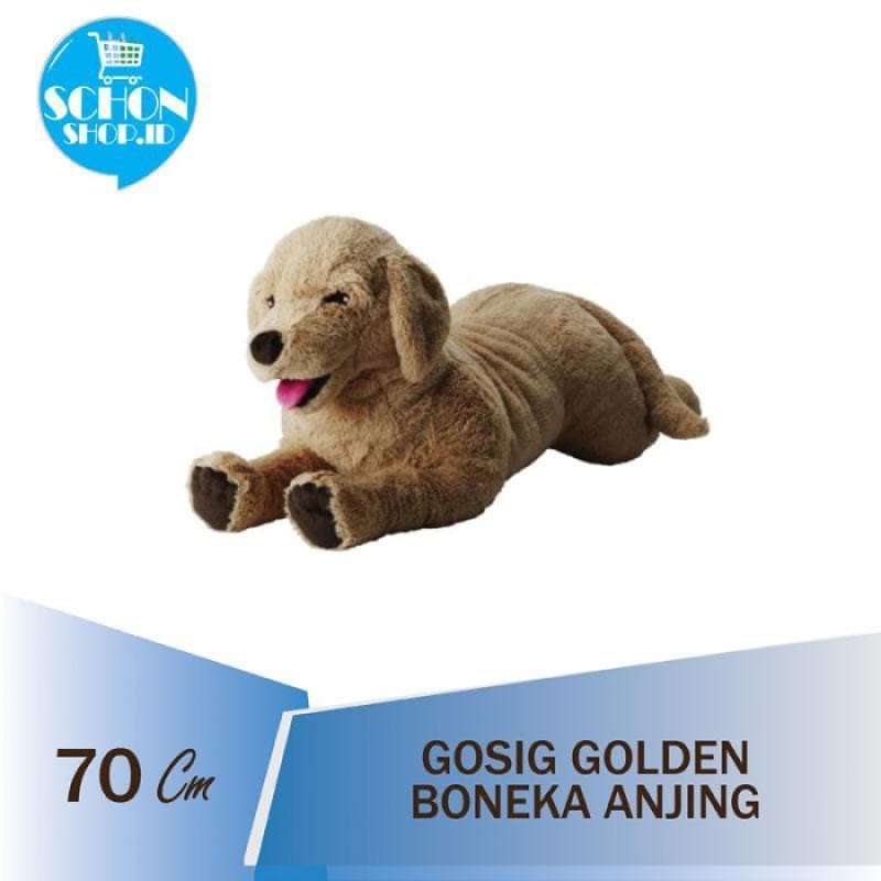 Promo IKEA Gosig Golden, Soft Toy, Boneka Golden Retriever 70cm Diskon ...