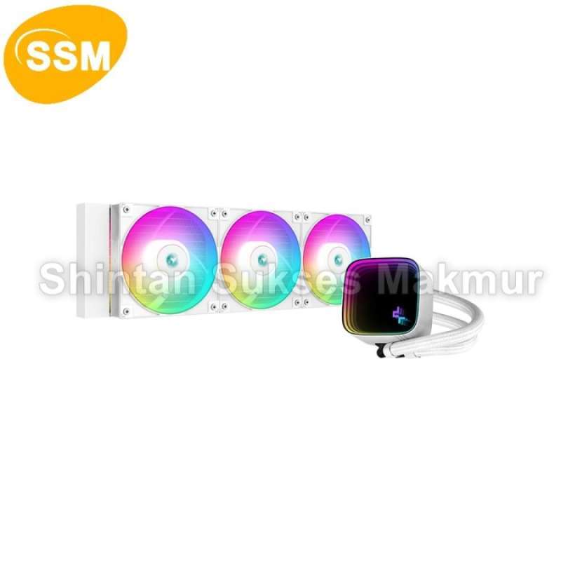 Jual Deepcool LS720 SE White A-RGB 360mm Liquid CPU Cooler di Seller ...