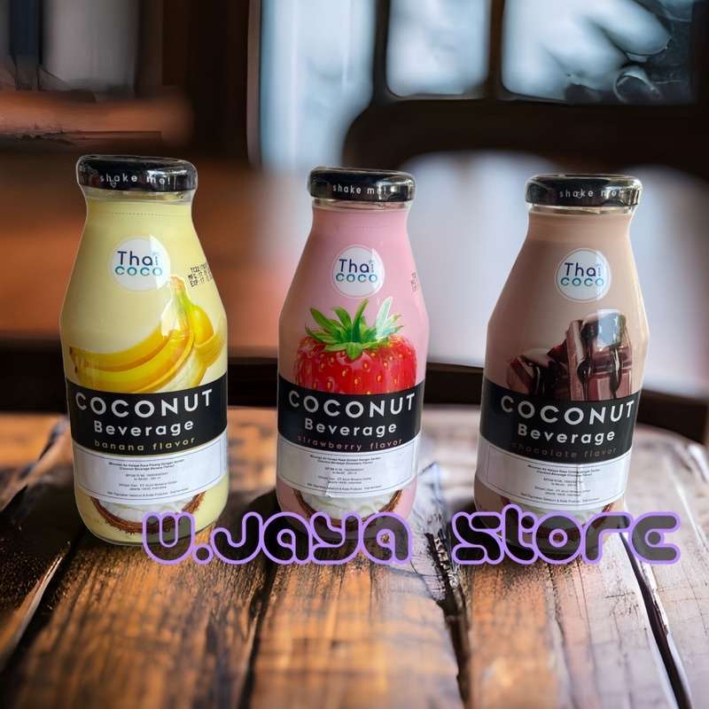 Jual Thai Coco Coconut Beverage | Minuman Air Kelapa 280ml - Coklat di Seller W.jaya Store ...