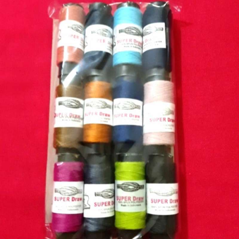 Jual Benang Jahit Warna Super Draw Isi 12 pcs di Seller Uhilaa Shop ...
