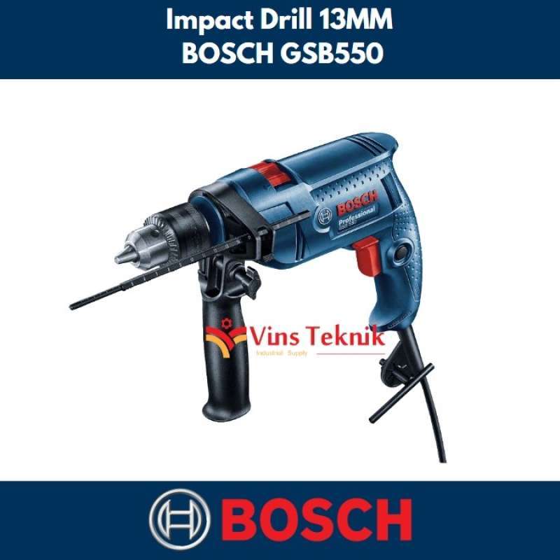 Promo MESIN BOR TEMBOK BOSCH GSB 550 / IMPACT DRILL BOSCH GSB550 Diskon ...
