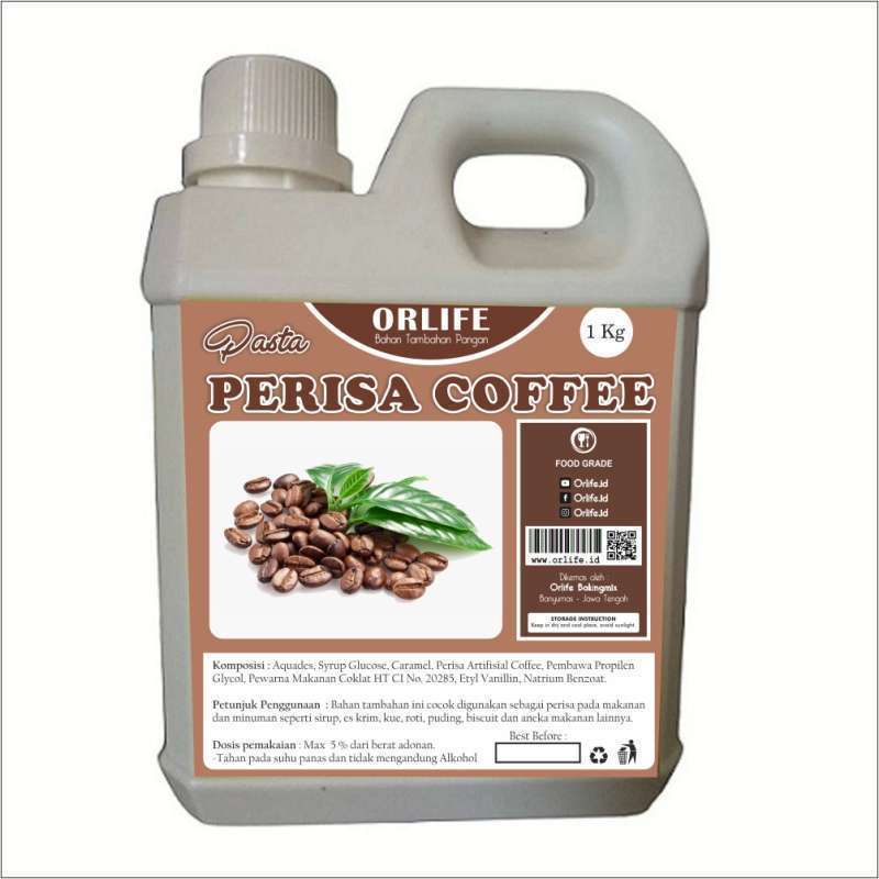 Jual Perisa Pasta Kopi Moka Atau Moccacino 1 Kg Orlife Di Seller Orlife ...