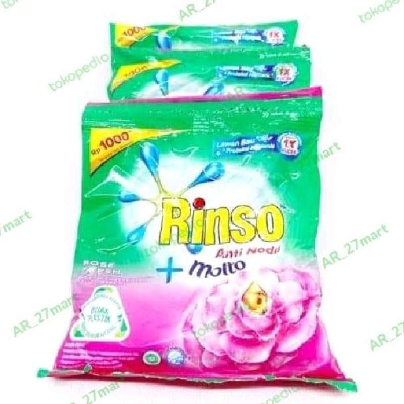 Jual Detergent Bubuk Rinso 1000 An 44 Gram 1 Renceng 6 Pcs Di Seller Ar ...