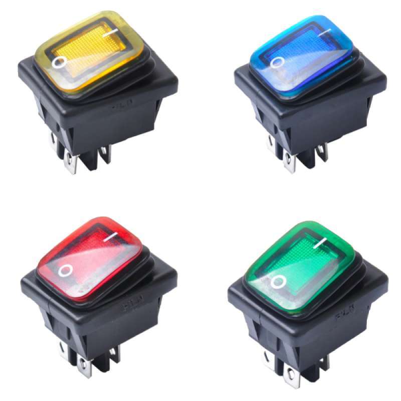 Jual 4pcs 4 Pin Rocker Push Button Switch Circuit Breaker Universal di ... Jual 4pcs 4 Pin Rocker Push Button Switch Circuit Breaker Universal di ...