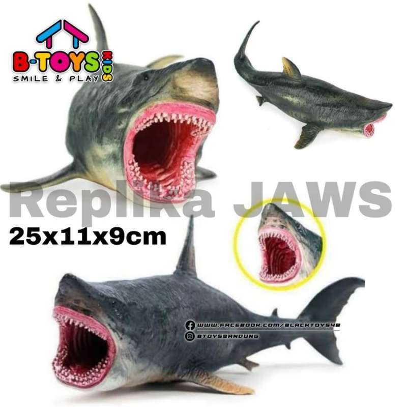 Jual Mainan Shark Hiu Megalodon Jurassic Park Jaws Figure di Seller ...