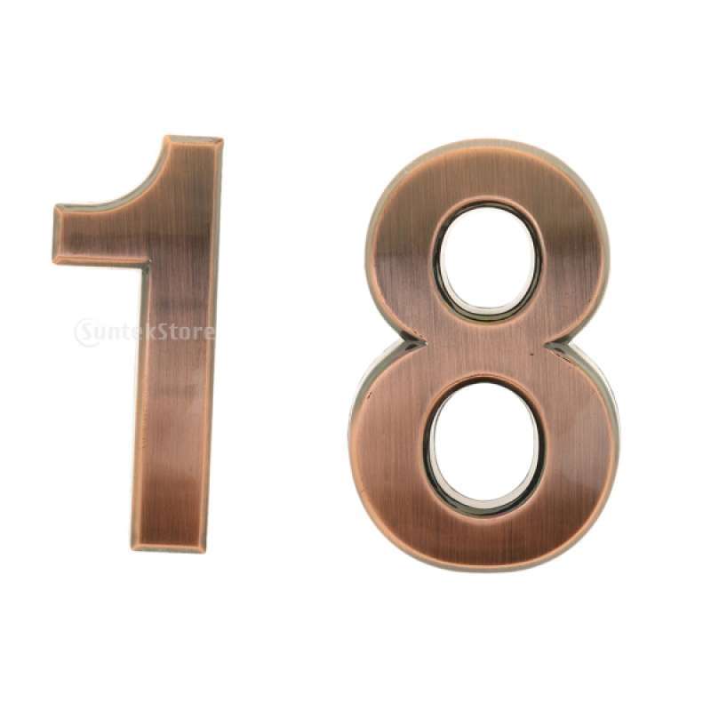 Jual MODERN HOUSE SIGN PLAQUE DOOR NUMBER 18 STREET PLASTIC DOOR PLAQUE ...