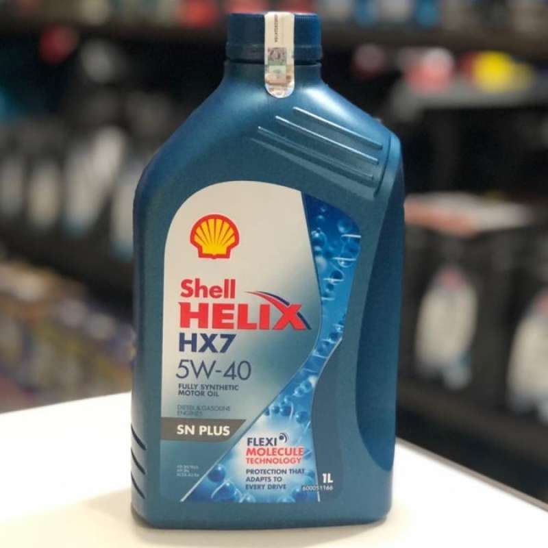 Promo Shell Helix Hx7 5W-40 Sn Plus New Botol 1L Diskon 33% di Seller ...