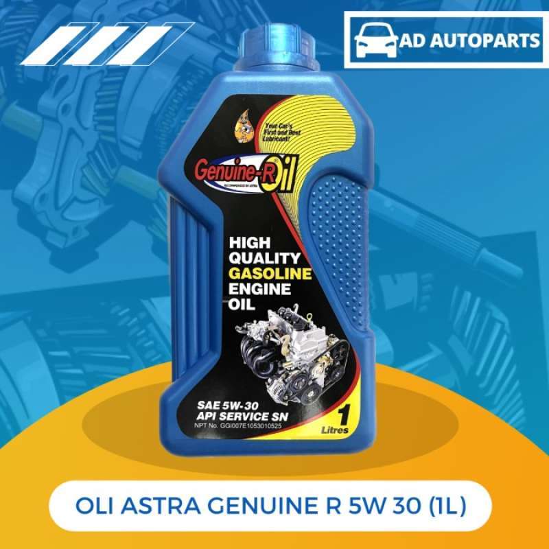 Jual Oli Mesin Original Genuine Oil Astra R Oil Sae 5W 30 Api Service ...