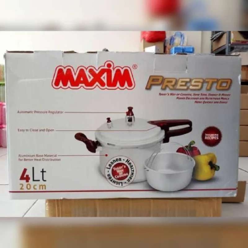 Jual Presto Maxim Maxim4l / Panci Presto Maxim 4 Liter Di Seller Toko Serangkai - Kampung Melayu ...
