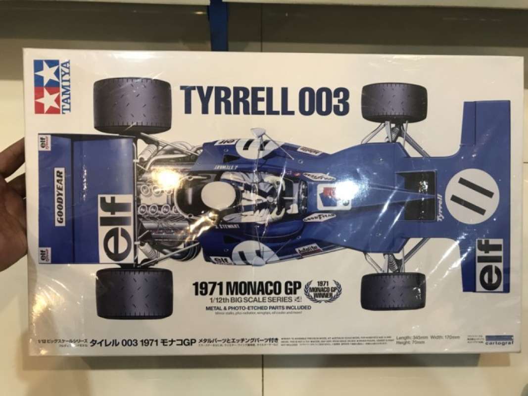 Jual Tamiya F1 Tyrell 003 1/12 Big Scale Series - Tamiya Model Kit di ...