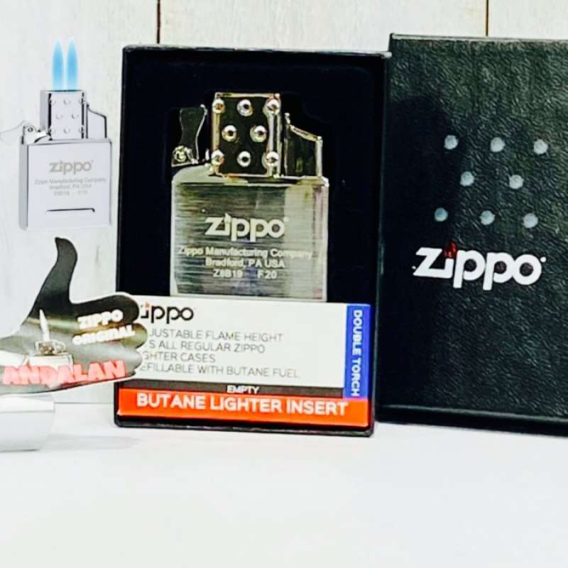 Promo Zippo Original 65827 Ltr Insert Double Blue Torch Diskon 23% Di ...
