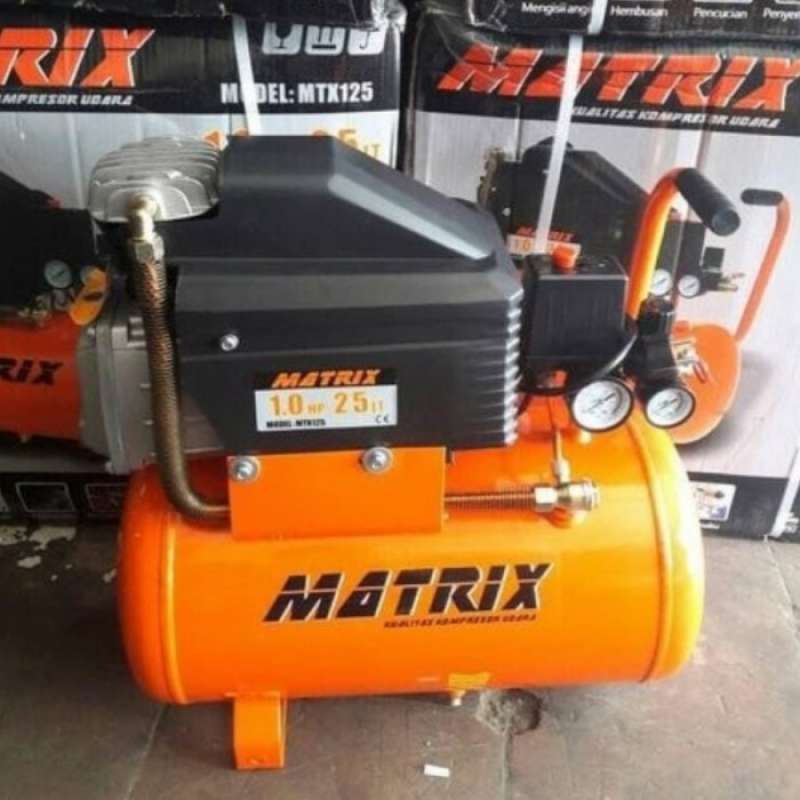 Promo Mesin Kompresor Angin Listrik 1 Hp 25 L Matrix Mtx125 Mtx 125 ...