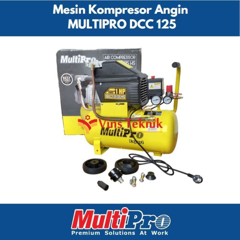 Jual Multipro Dcc 125/25 Kompresor Angin 1Hp 25Ltr 1000Watt Dcc125/25 ...