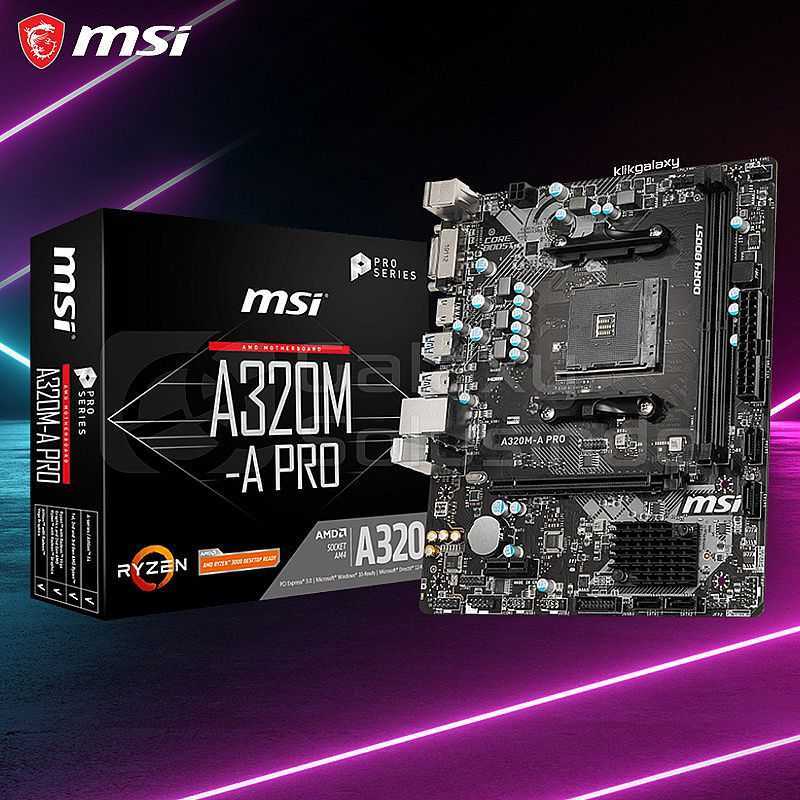 Jual Msi A320 M A Pro Original Murah - Harga Diskon Mei 2024 | Blibli