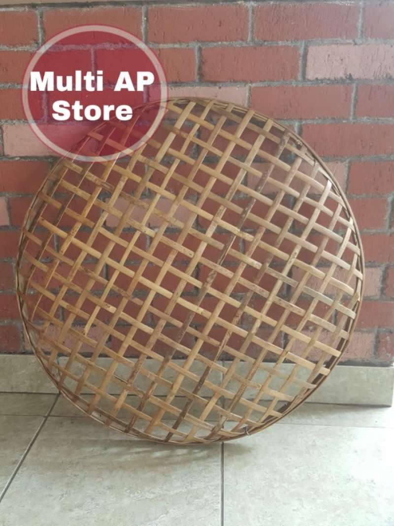 Promo Ancak, Alas Kurungan Ayam Bambu + Pelitur + Kawat Baja D72 x T9cm ...