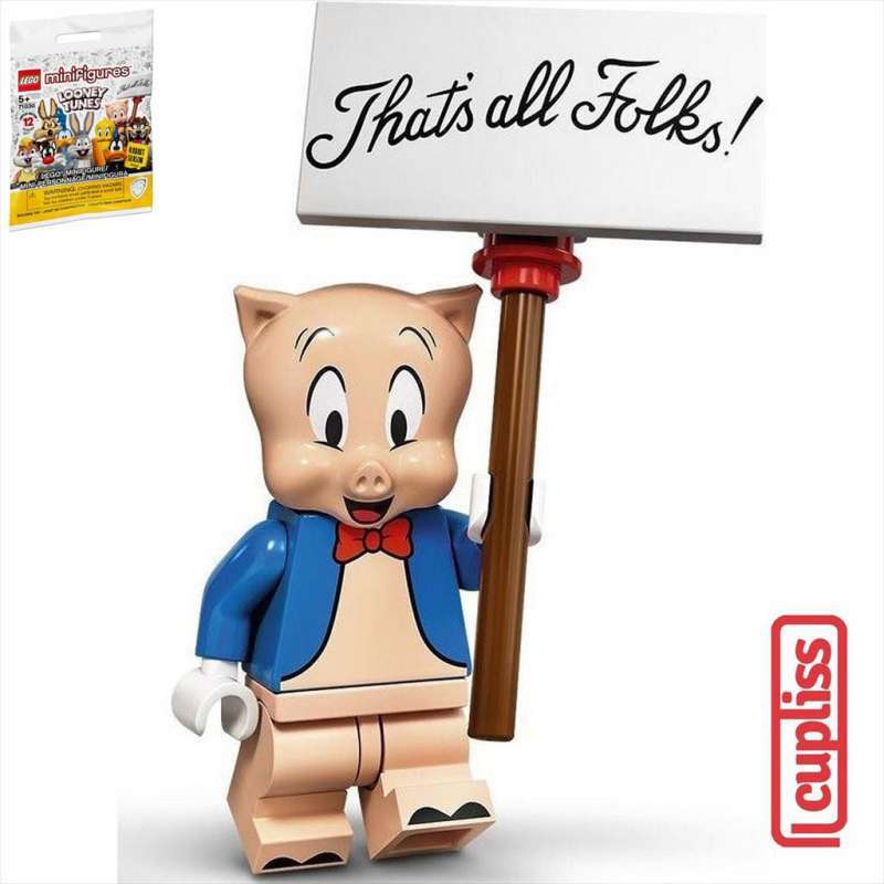 Jual sealed - Porky Pig LEGO 71030 Minifigure Looney Tunes no 12 di ...