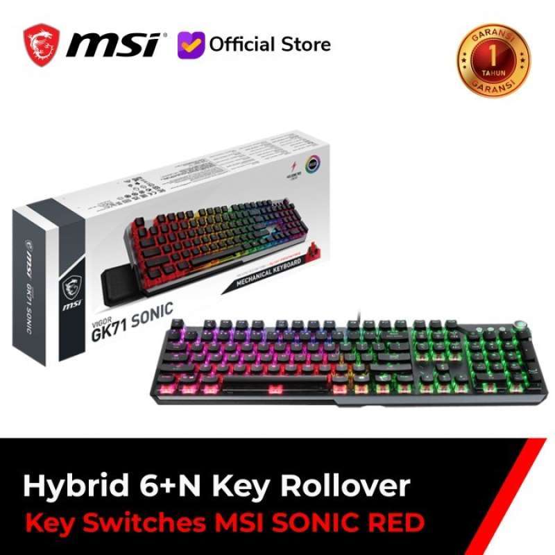 Promo MSI VIGOR GK71 SONIC Keyboard [1.8m Type-A, braided ...