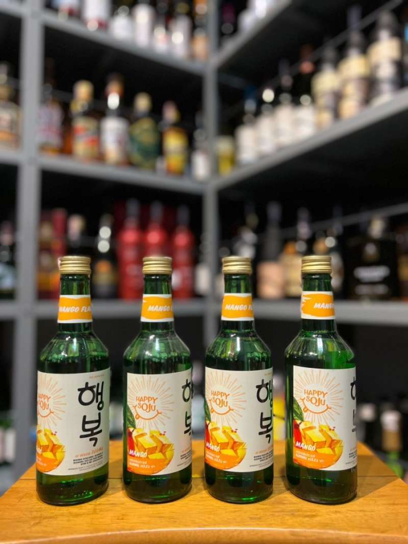 Jual 1 PAKET 4 BOTOL HAPPY SOJU MANGO / MANGGA 360 ML di Seller Sans ...