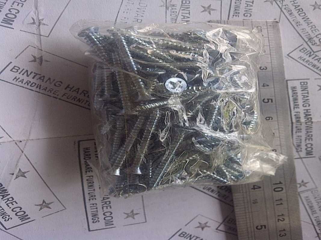 Promo Fh 8X11/4 Skrup Tapping Pipih Diameter 8Mm Panjang 30Mm Sekrup ...