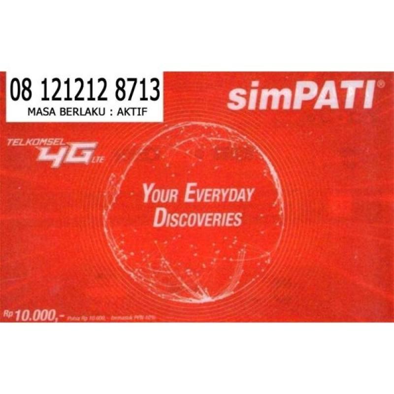 Jual Telkomsel Simpati Nomor Cantik 08 121212 8713 Kartu Perdana [4G ...