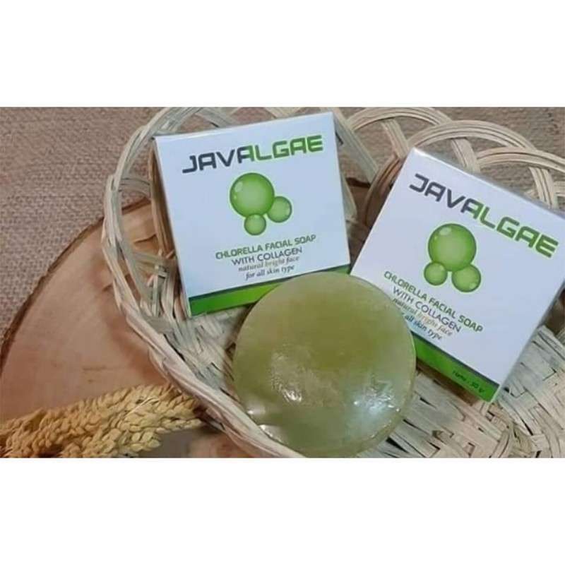Jual JAVALGAE NASA Chlorella Facial Soap - Sabun Muka Collagen di ...