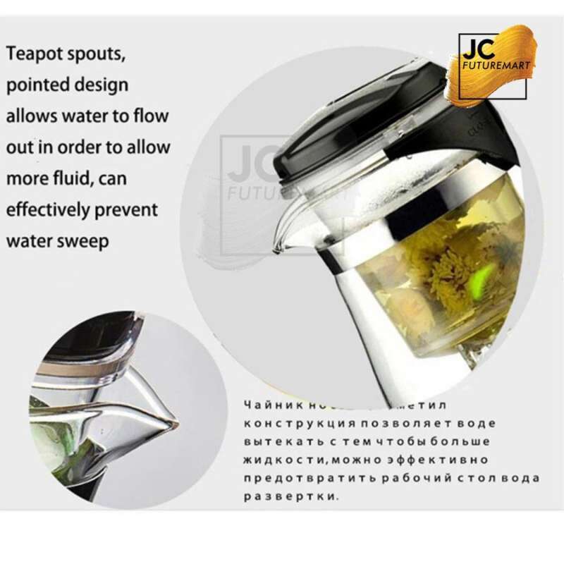 Jual TEA INFUSER POT 750ML PUSH BUTTON | TEKO TEH SARINGAN KACA - JY ...