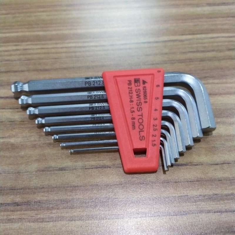 Promo Kunci L Hex-plus Set Pb 212 H-8 8 Pc Ball Point L-key Pb Swiss ...