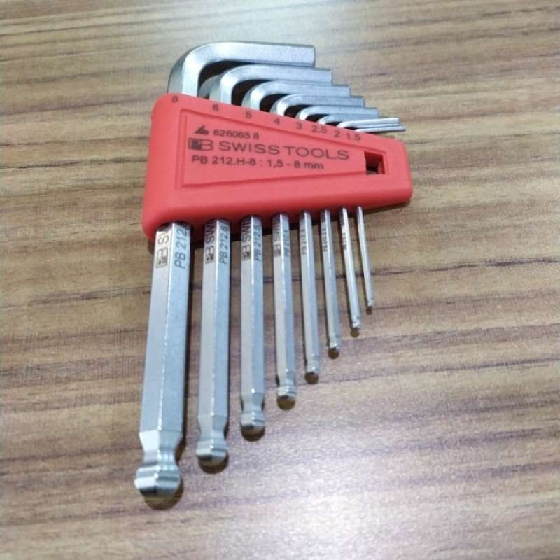 Promo Kunci L Hex-plus Set Pb 212 H-8 8 Pc Ball Point L-key Pb Swiss Tools Diskon 23% Di Seller ...