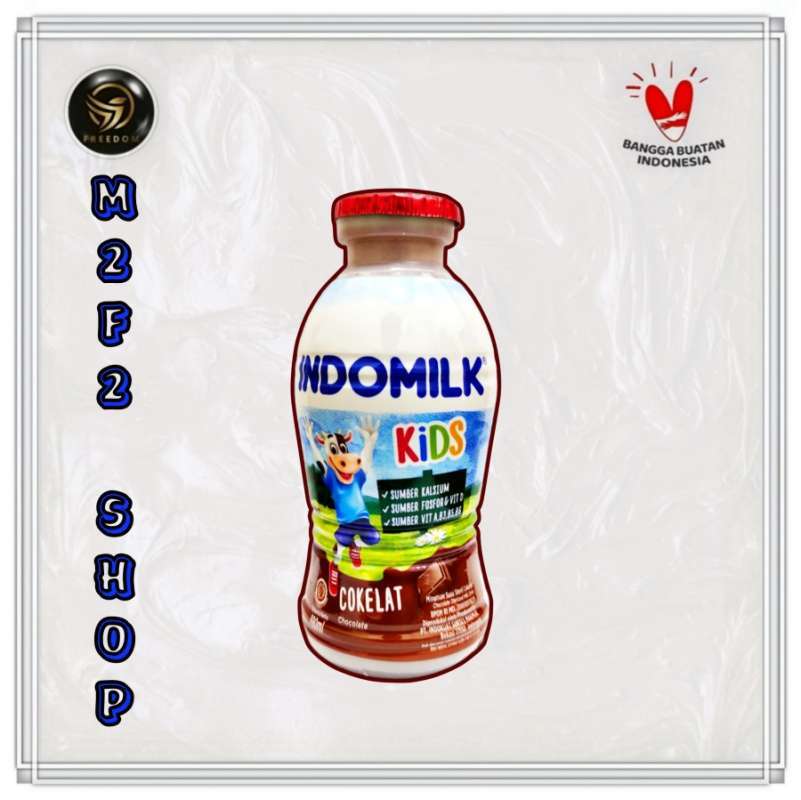 Promo Susu Indomilk Steril Botol Pet Cokelat | Chocolate - 190 Ml (kemasan 12 Pcs) Diskon 16% Di ...