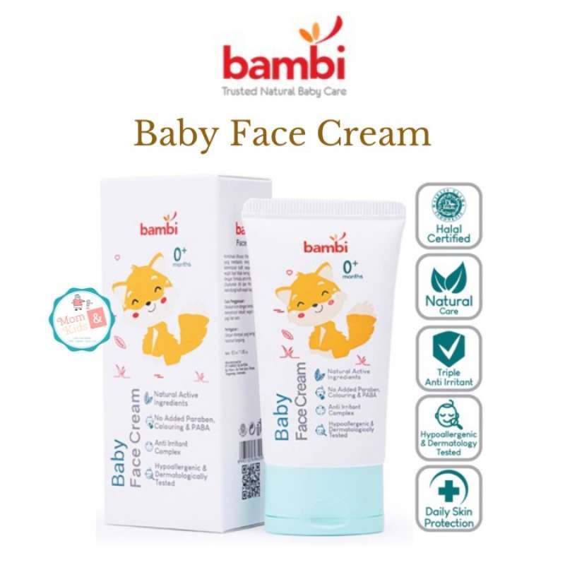 Jual Bambi Baby Face Cream 50ml (tube) | Krim Wajah Bayi Di Seller ...