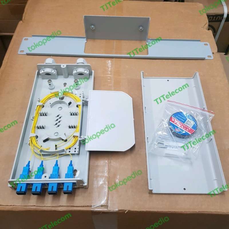 Promo otb rack 4 core / odf mini 4 core lengkap SC upc Diskon 23% di ...