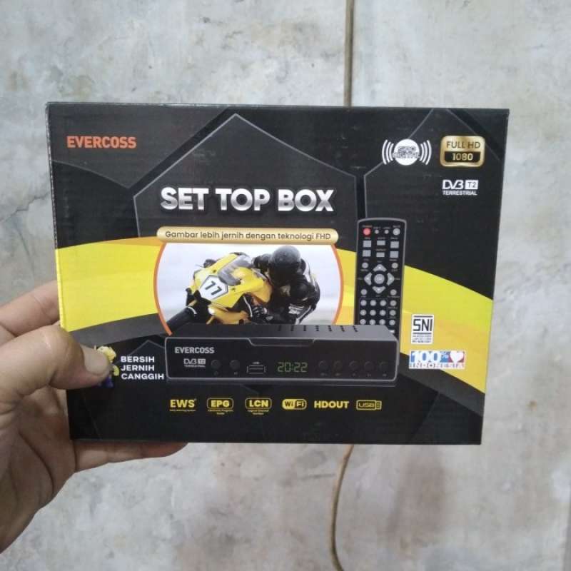 Promo set top box dvb t2 stb evercross stb max Diskon 23% di Seller ...