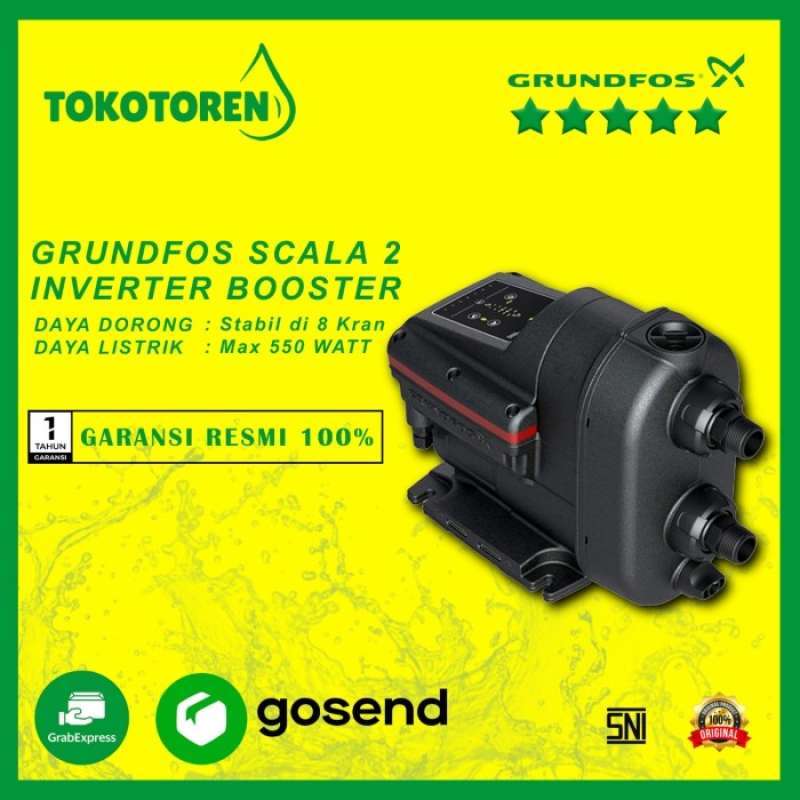 Promo Grundfos Scala 2 Pompa Booster Pendorong Garansi Resmi Diskon 23% di Seller SENTRA ...