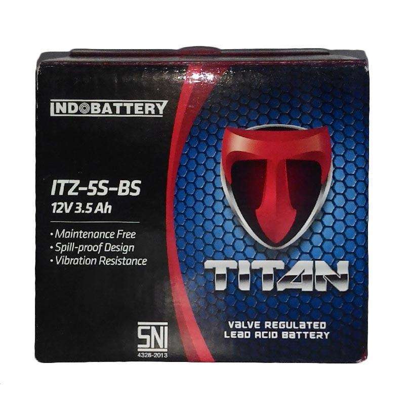 Promo Titan Indobattery Itz-5s-bs Aki Kering Diskon 14% Di Seller Radiant Store - Radiant Store ...