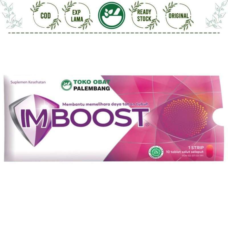 Jual IMBOOST 10 TABLET 1 STRIP SOHO GLOBAL ECHINACEA DAYA TAHAN TUBUH ...