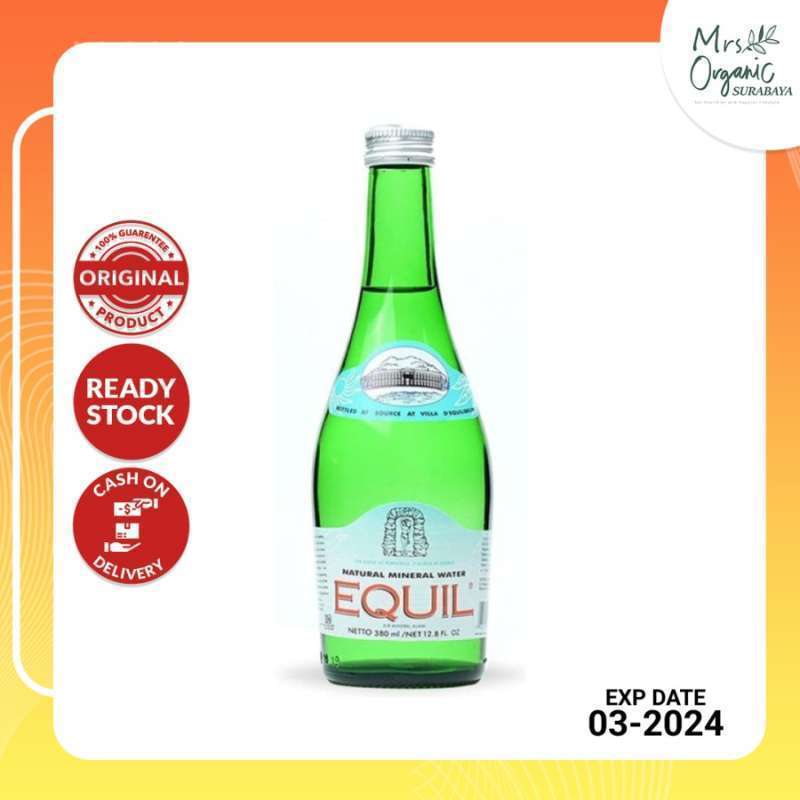 Jual Air Mineral Kemasan Natural Mineral Water EQUIL 380 ml di Seller ...