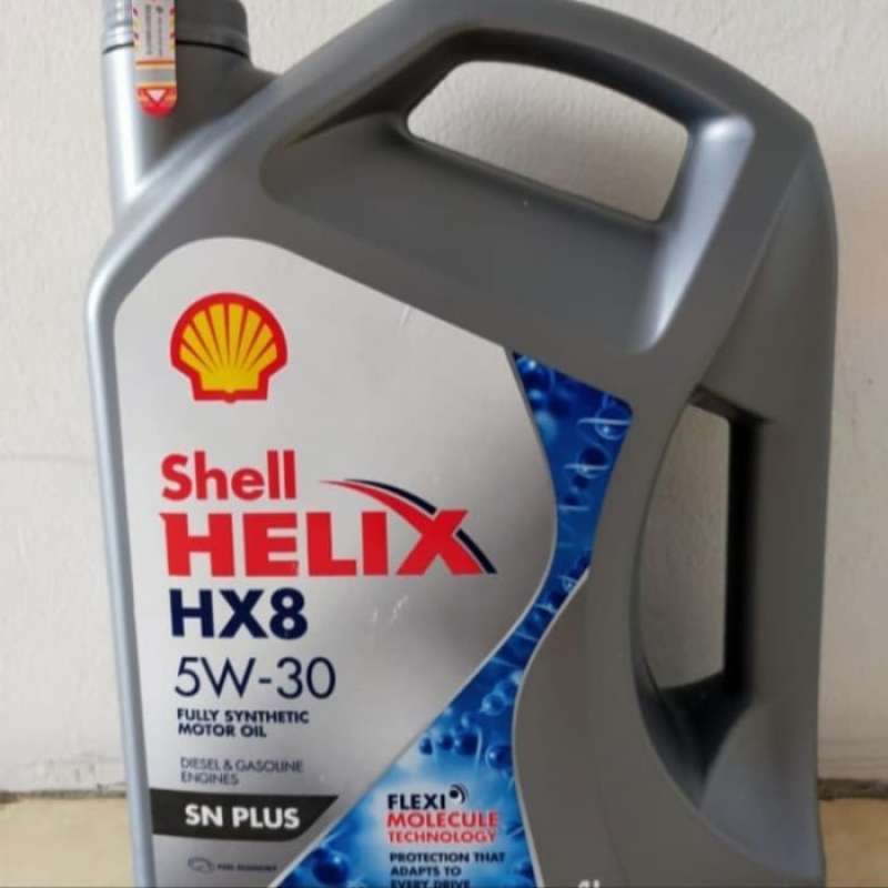 Promo Oli Mesin Shell Helix Hx8 New Kemasan Galon Isi 4Liter Dengan Sae ...