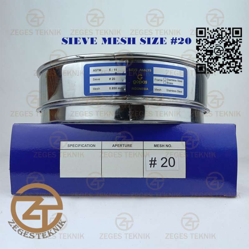 Promo Sieve Mesh Size 20 -- Sieve Analys Test Mesh -- Saringan Ayakan ...
