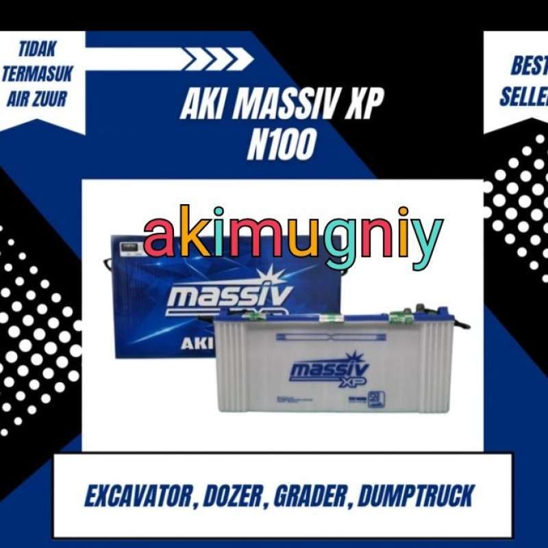 Jual Aki N100 95e41r 12v 100ah Massiv Xp Basah Genset Taft Dyna Hardtop Di Seller Umar Store ...