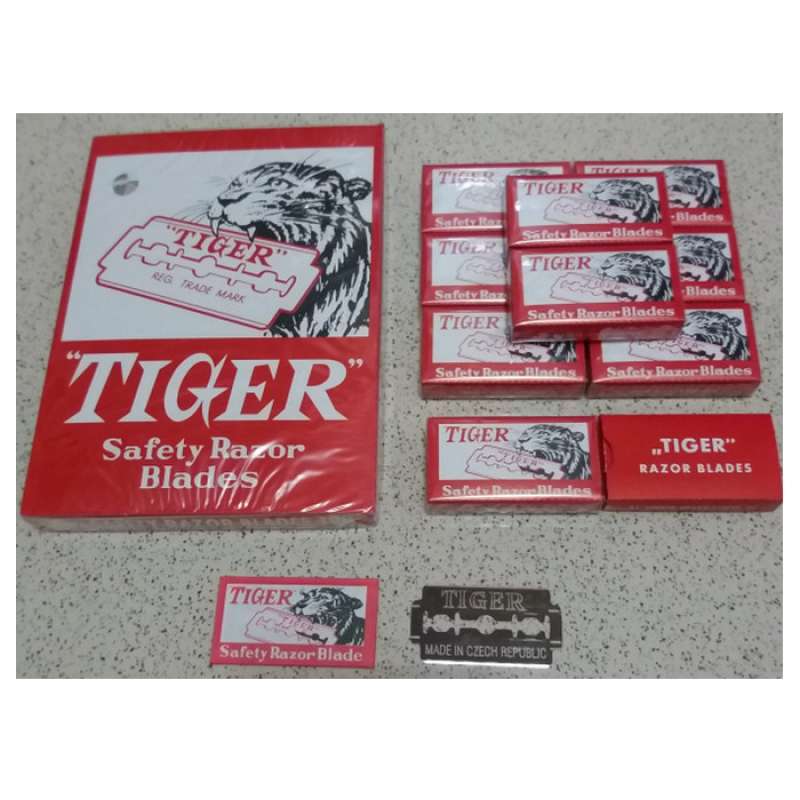 Promo Tiger Safety Razor Blades Silet Pisau Cukur Asli Original Isi 100 ...