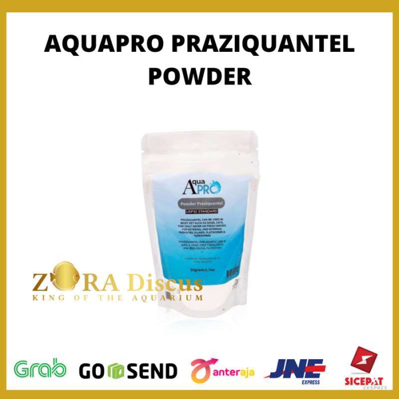 Promo Original Aquapro Praziquantel Powder Prazi Internal External ...