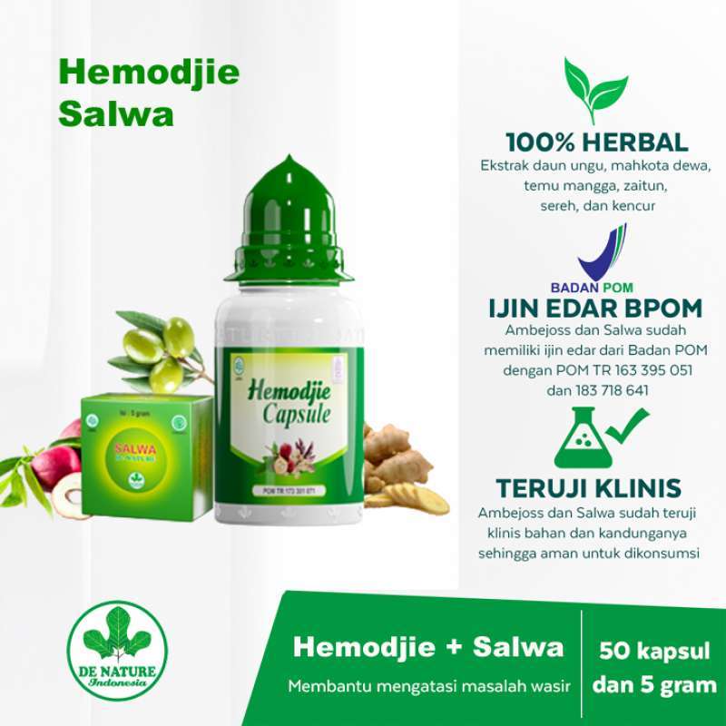 Jual Hemodjie Salwa Obat Hemoroid Stadium 1 Sampai 4 Herbal Anak ...